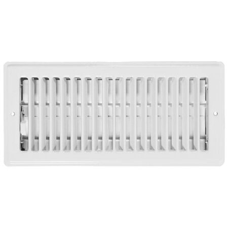 Imperial RG0222 3″x10 Floor Register White Metal - Filterz Direct